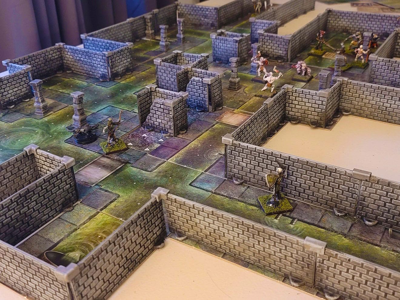 Décors Jeu Guerre Battle Map DCD Squire Dungeon Castle Cavern DND ...