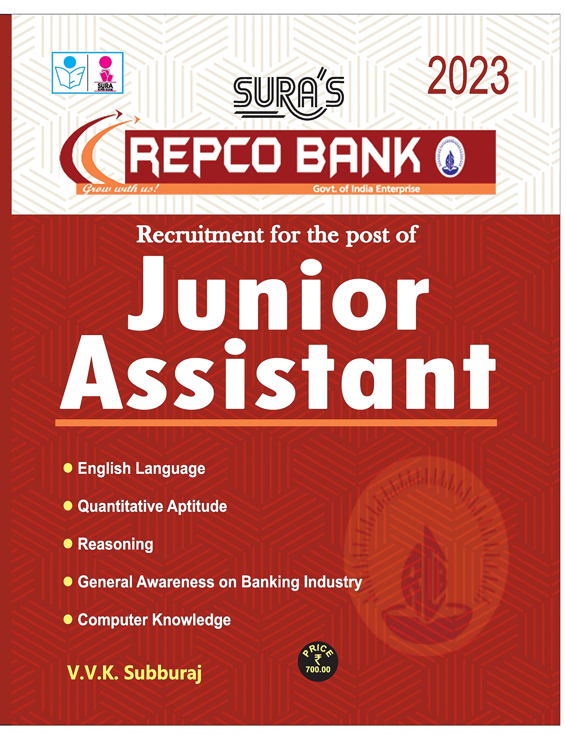 REPCO Junior assistant Exam book : V.V.K. Subburaj: Amazon.in: Books
