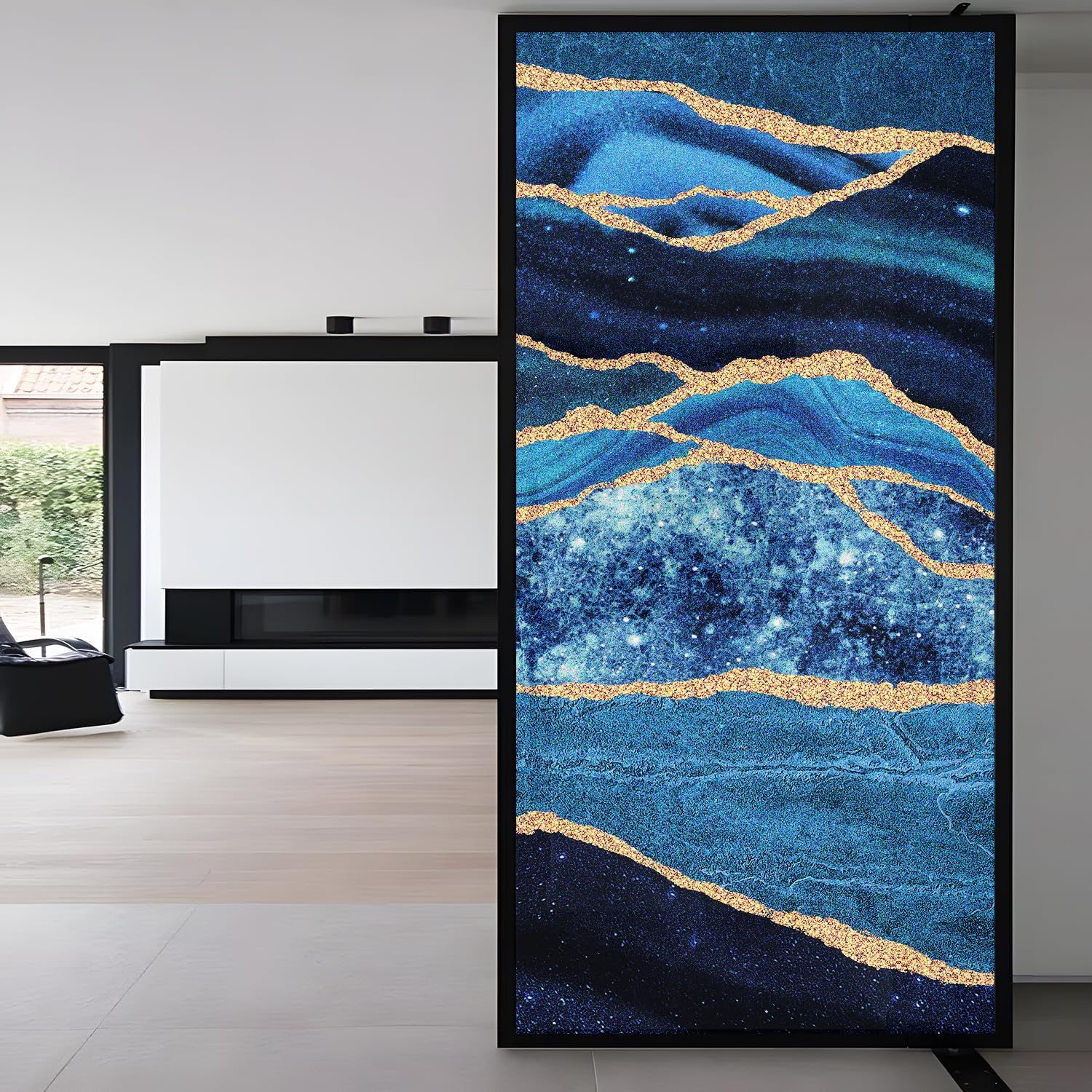 Amazon.com: LiveInUrban Original Hand Drawn Marble Frosted Texture ...