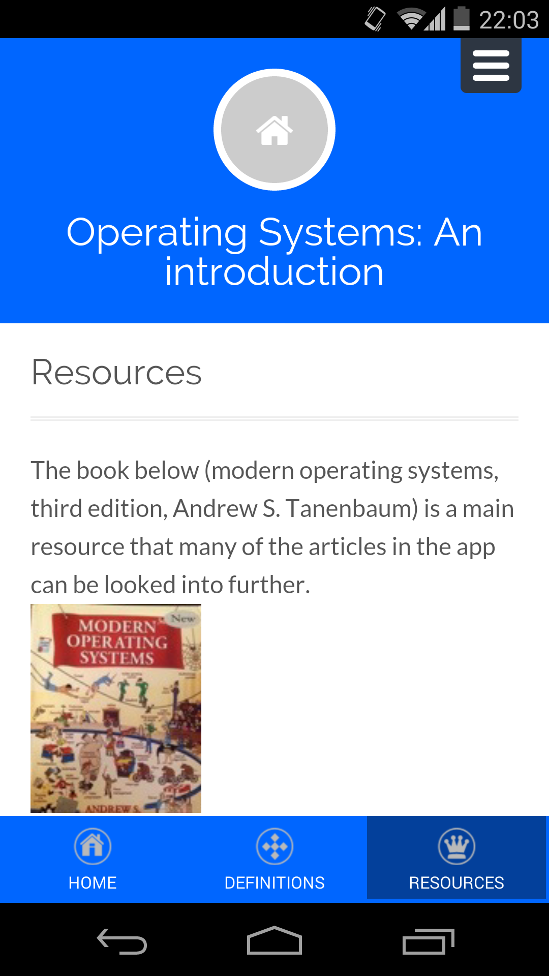 An intro to Operating Systems - App on Amazon Appstore