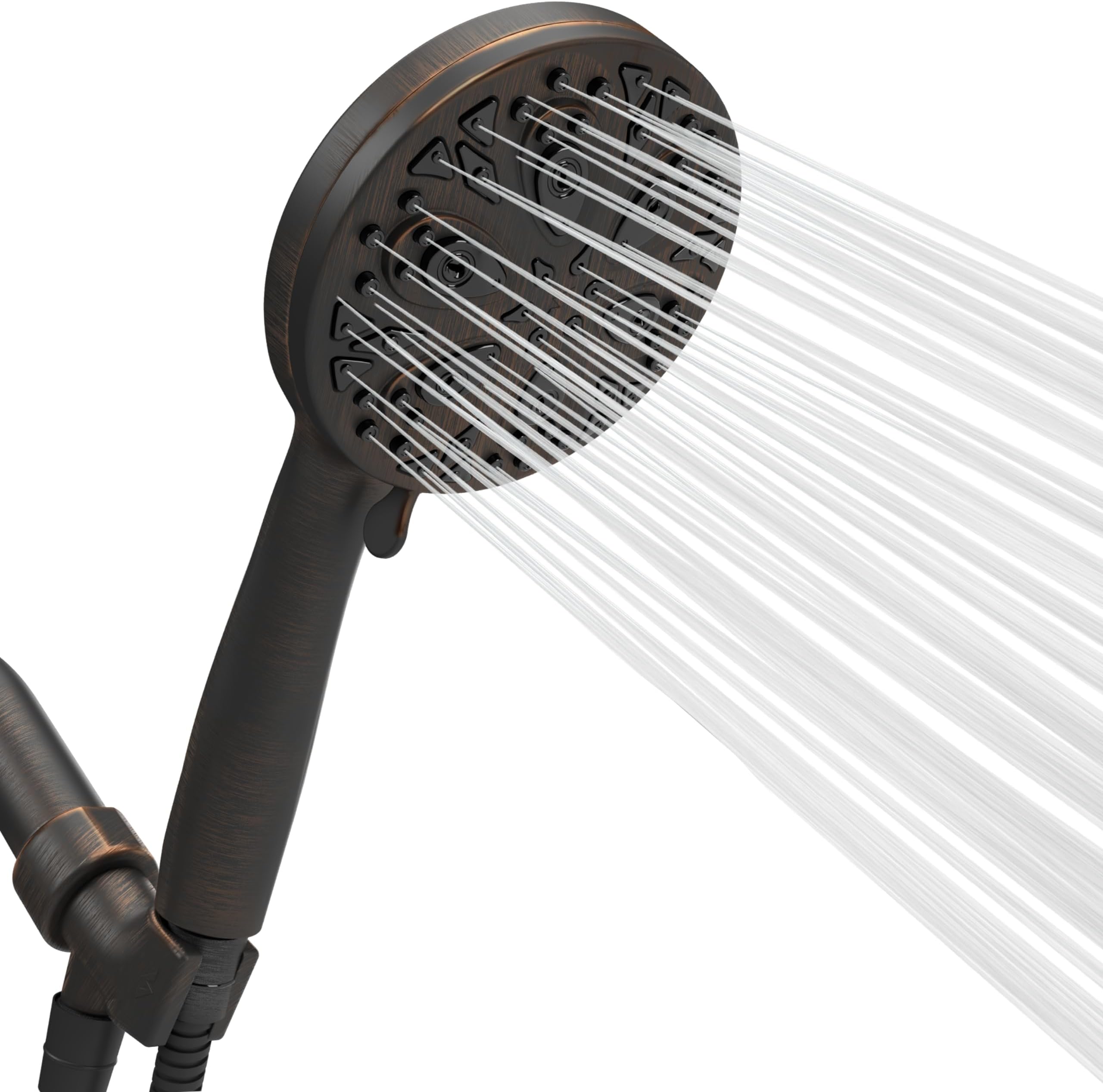 High Flow Handheld Shower Head Kit - Great Water Pressure In Hand Held ...