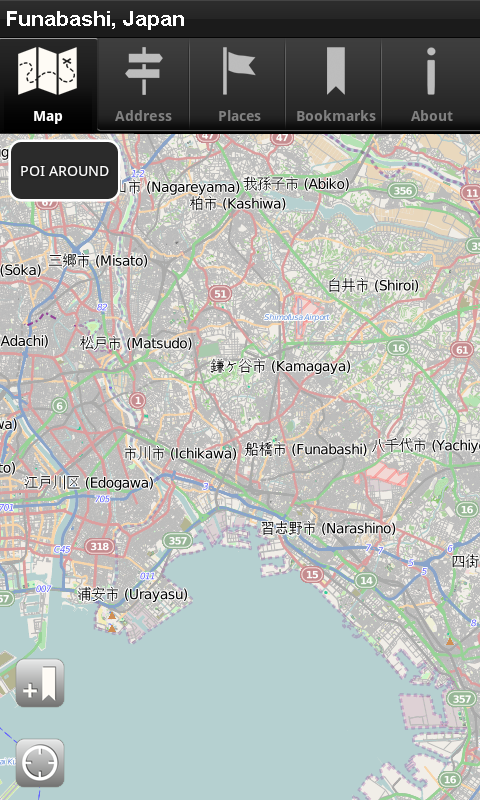 Offline Map Funabashi, Japan - CNM - App on Amazon Appstore