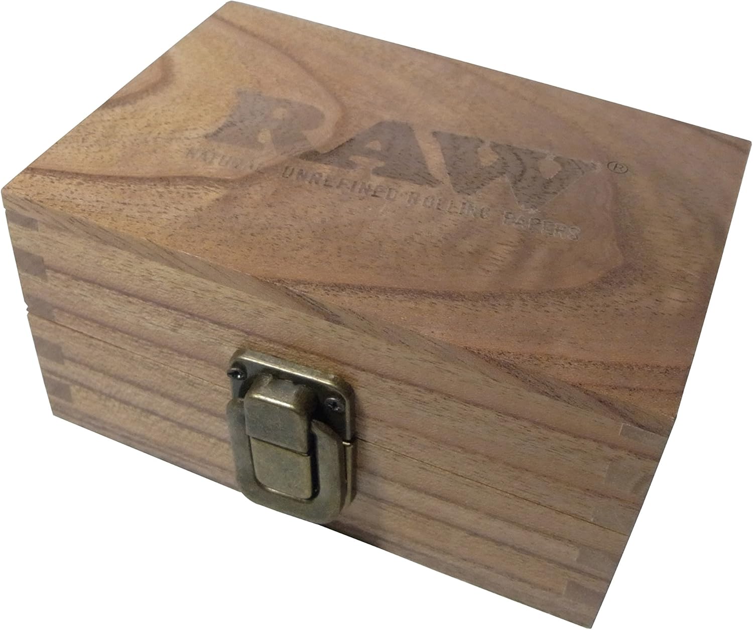Amazon.co.jp: RAW Wood Box Smoking Case Storage Box : Clothing, Shoes ...