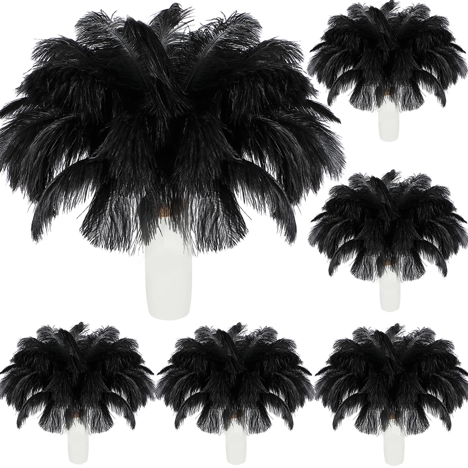 Snapklik.com : 120 Pcs Ostrich Feathers For Centerpieces: 10-12 Inches