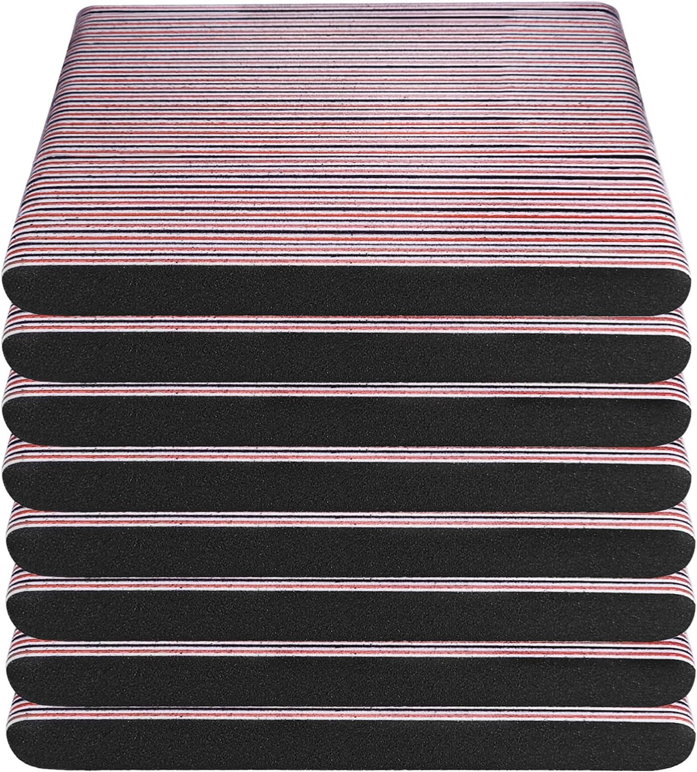 Amazon.com : Nail Files Bulk (200 Pack), Professional Emery Board 100/ ...