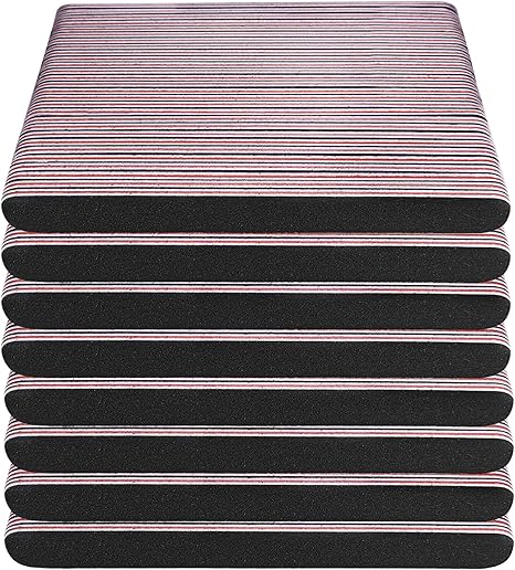 Amazon.com : Nail Files Bulk (200 Pack), Professional Emery Board 100/ ...