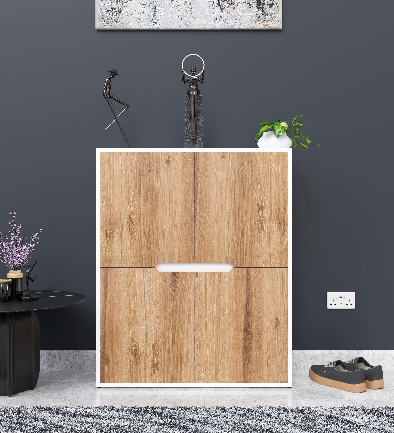 Spyder Craft 2 Door Stellar Modern Shoe Rack -Transform Your Space with ...