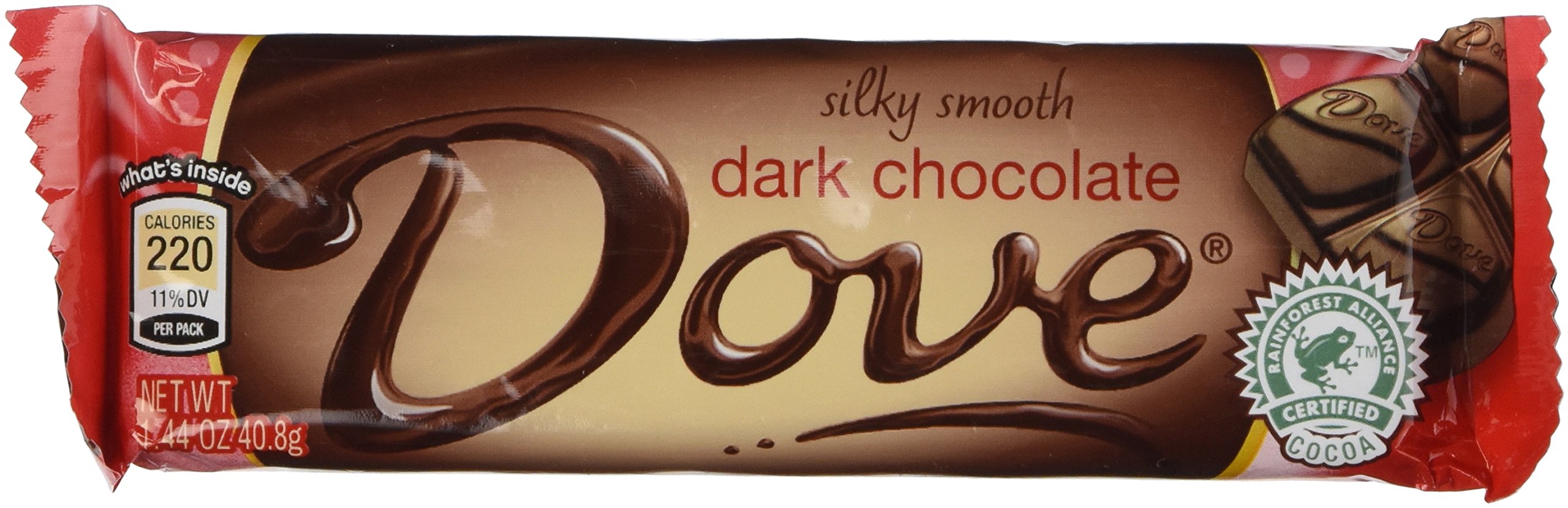 Buy Dove Dark Chocolate Bars Silky Smooth 18 Count of 1.44 Oz Bars ...