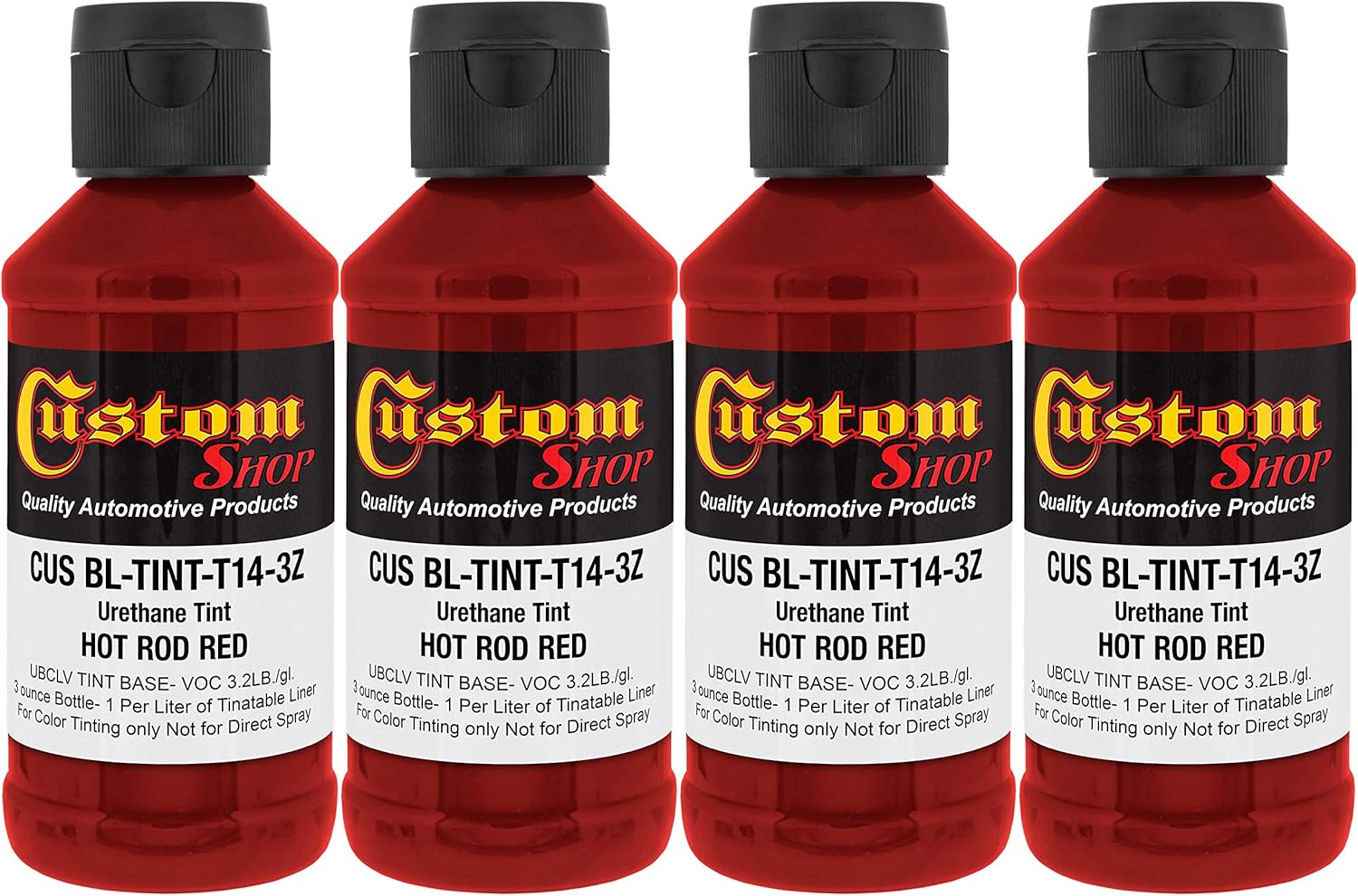 Amazon.com: Custom Coat 3 Ounce (Hot Rod Red Color) Urethane Tint ...