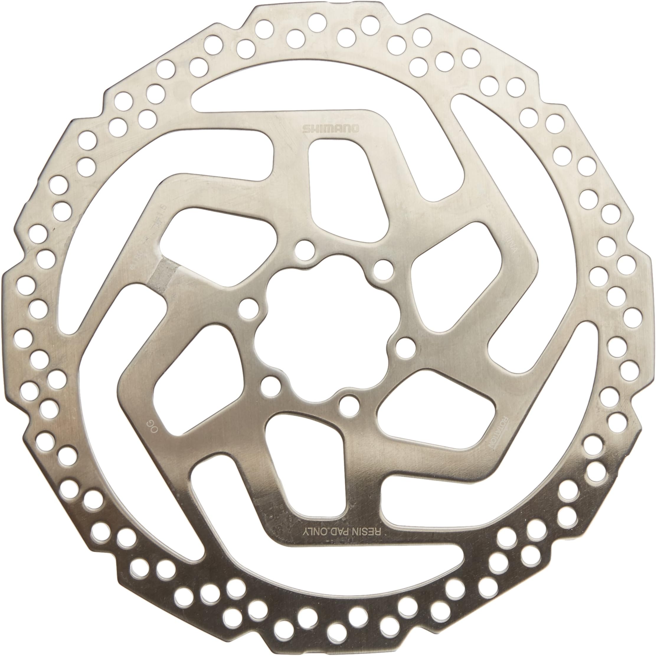 Clarks Cycle Systems TL-027 Steel 6-Bolt Disc Brake Rotor, Silver ...