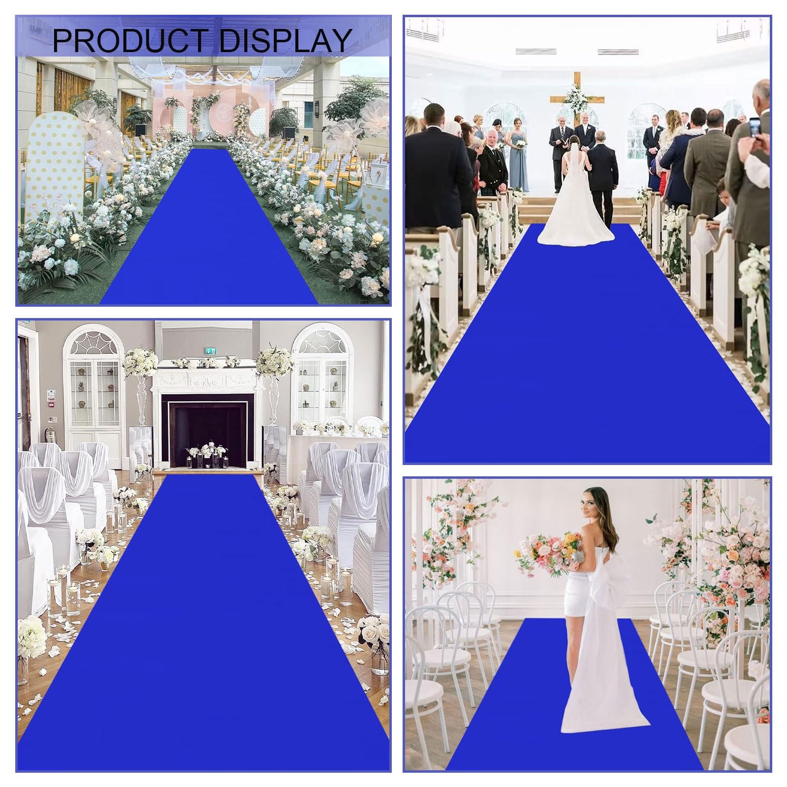 Koninklijke Blauwe En Gouden Huwelijksdecoraties Blauwe Versiering
