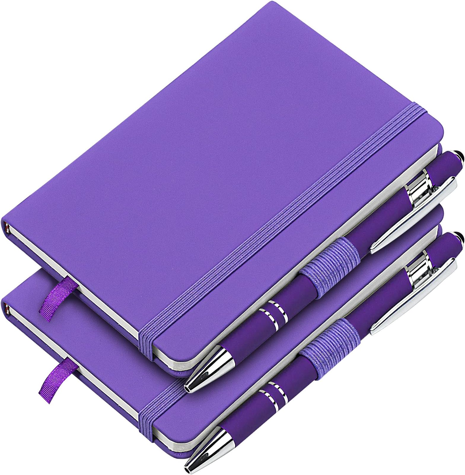 Amazon.com : A5 Leather Notebook - Refillable Loose Leaf Business ...