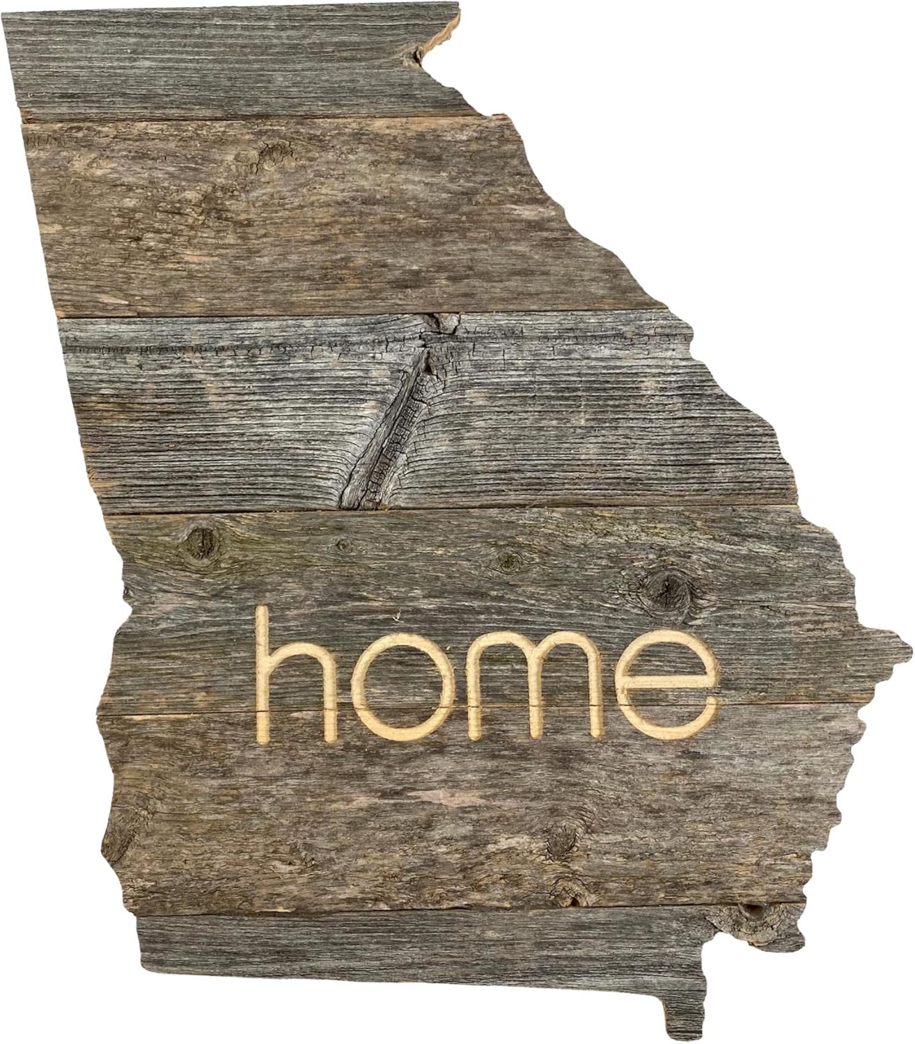 Amazon.com: Georgia Rustic Farmhouse Wood State Sign | State Wall Home ...