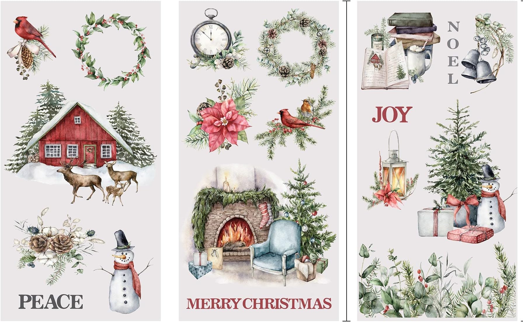 Amazon.com: Delicate Roses Rub On Transfer Cute, Beautiful Home Decor ...