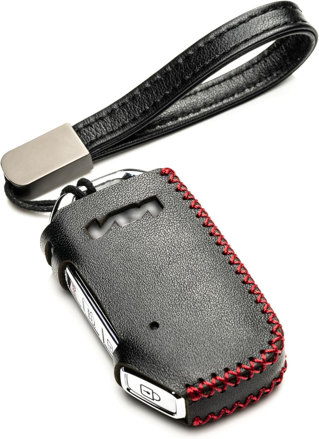 Amazon.com: Vitodeco Genuine Leather Smart Key Fob Case Cover Protector ...