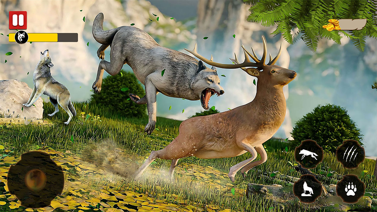 Wild Life Wolf Animal City Attack Simulator Game 3D: Wolf Vs Cheetah ...