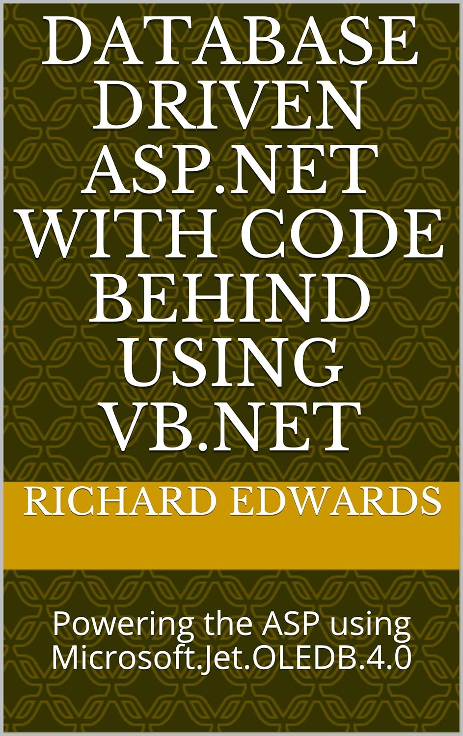 Amazon.com: DATABASE DRIVEN ASP.NET WITH CODE BEHIND USING VB.NET ...