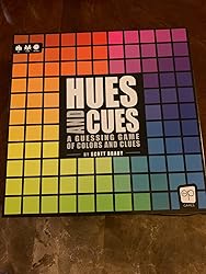 USAOPOLY HUES and CUES Vibrant Color Guessing Game Perfect for Family ...