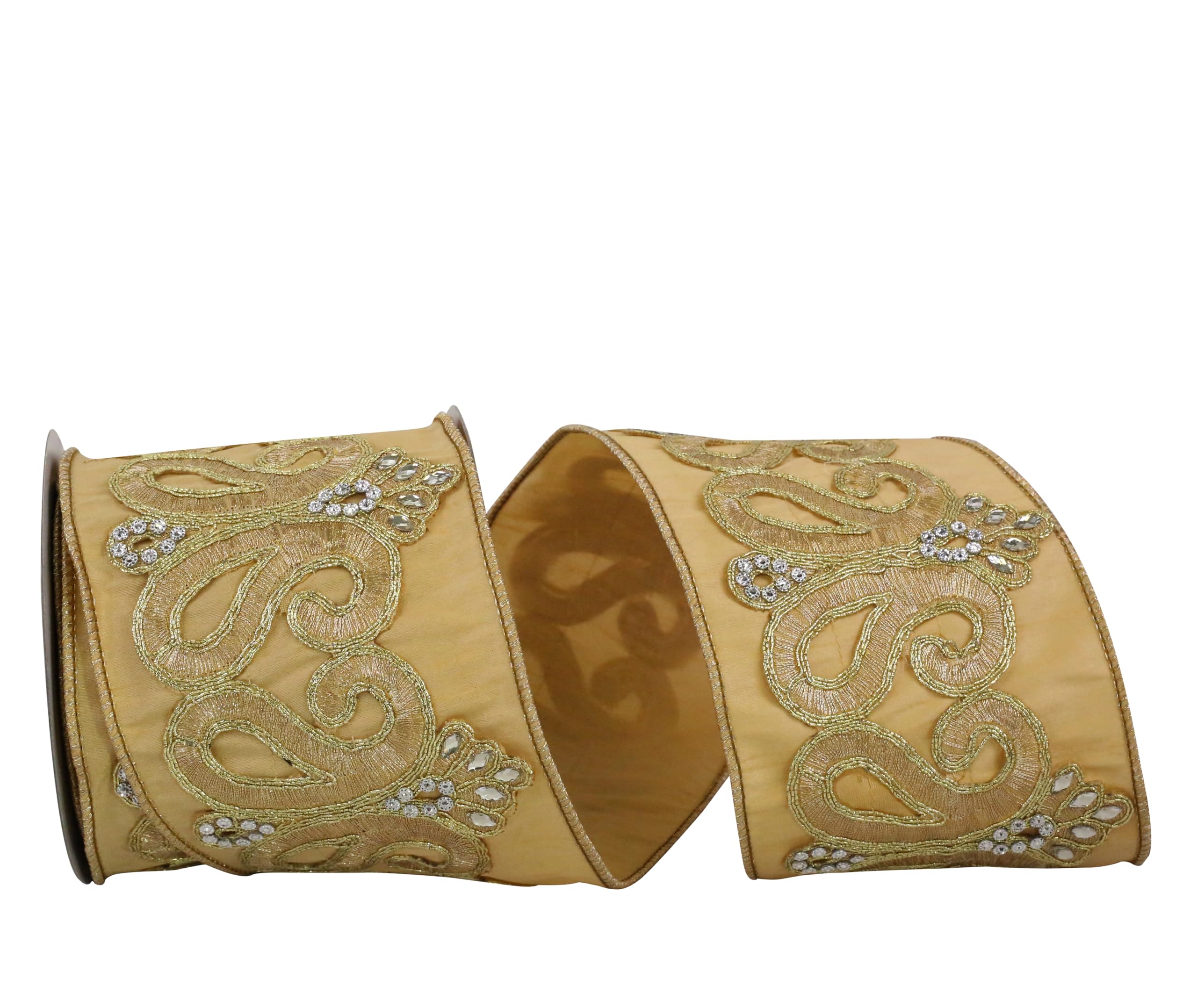 Amazon.com: Reliant Ribbon 93441W-035-10D Dupoine Regal Jewel Scroll ...