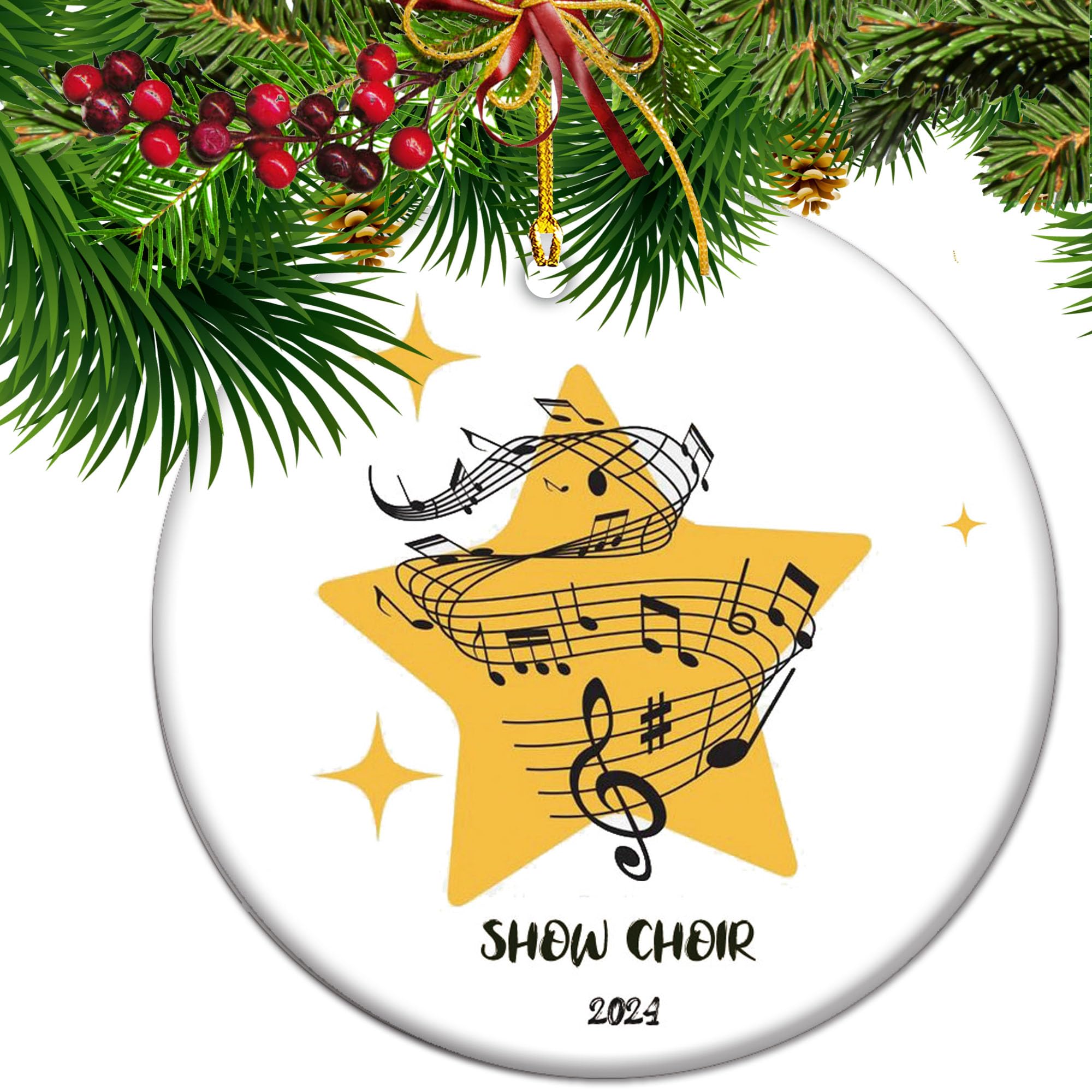 Amazon.com: Show Choir Gifts, Singing Ornament, Music Ornament,Choir ...