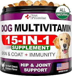 Amazon.com : Dog Multivitamin Chewable with Glucosamine - Dog Vitamins and Supplements - Senior ...
