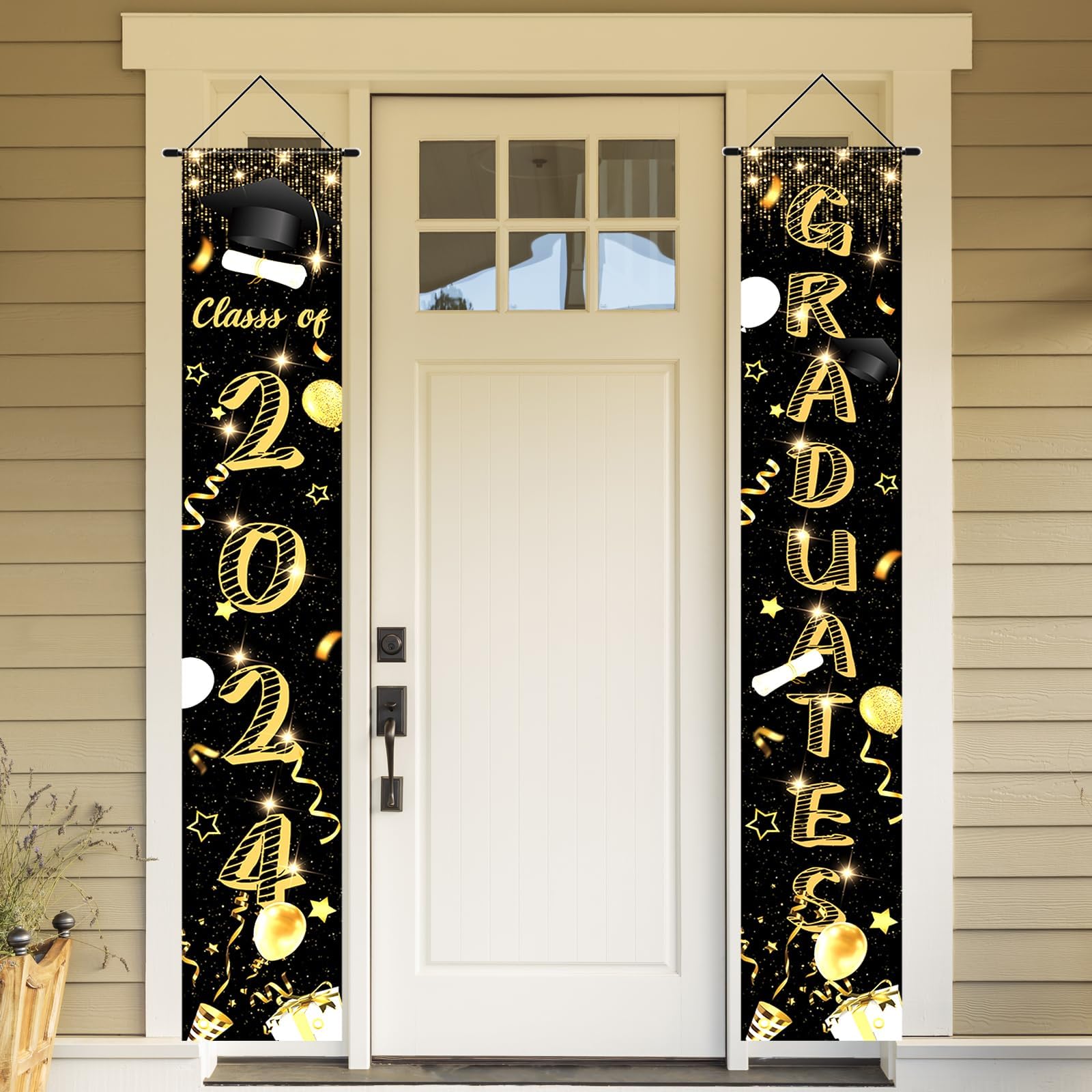 Amazon.com: 2024 Graduation Decorations- 2024 Graduation banner- Class ...
