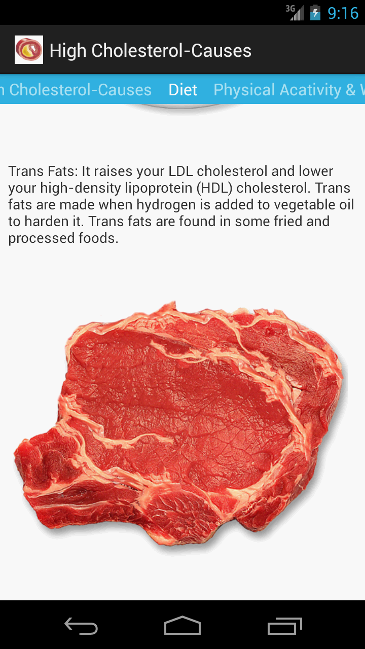 Cholesterol Guide - App on Amazon Appstore