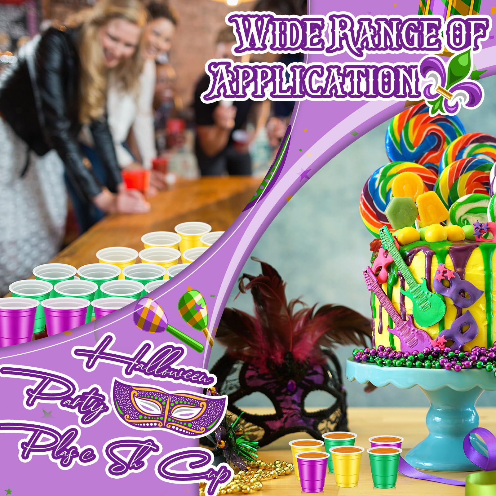 Snapklik.com : Roshtia 100 Pack 2 Oz Plastic Shot Cups Mini Disposable ...