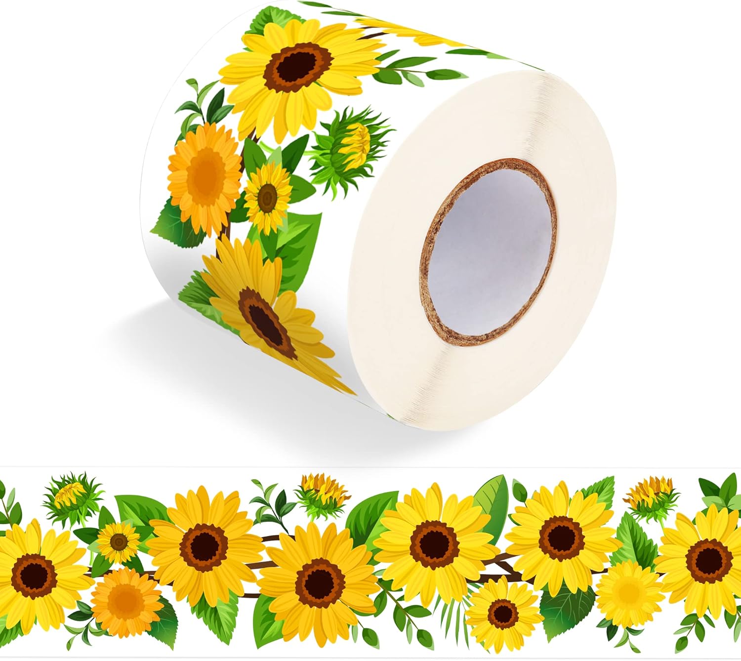Amazon.com: Lucleag 65.6 Ft Sunflower Bulletin Board Border for ...