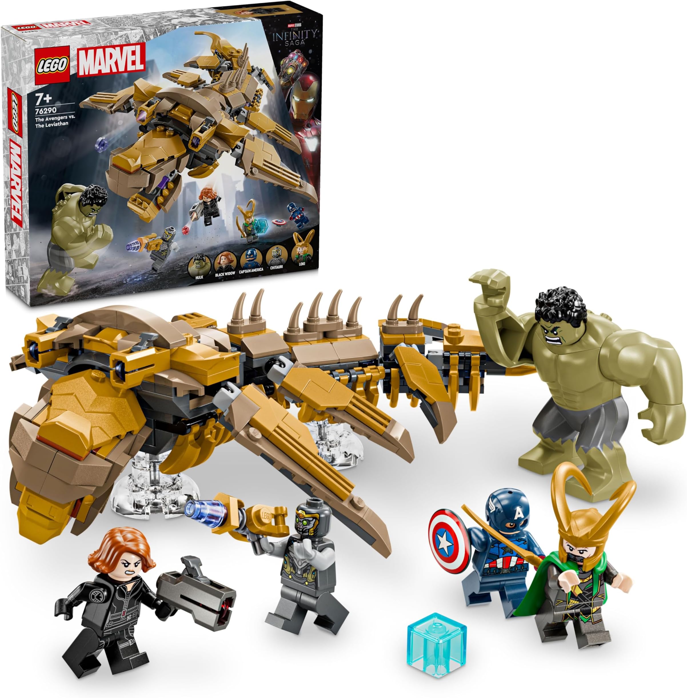 LEGO Marvel The Avengers vs. The Leviathan Playset 76290 Building ...