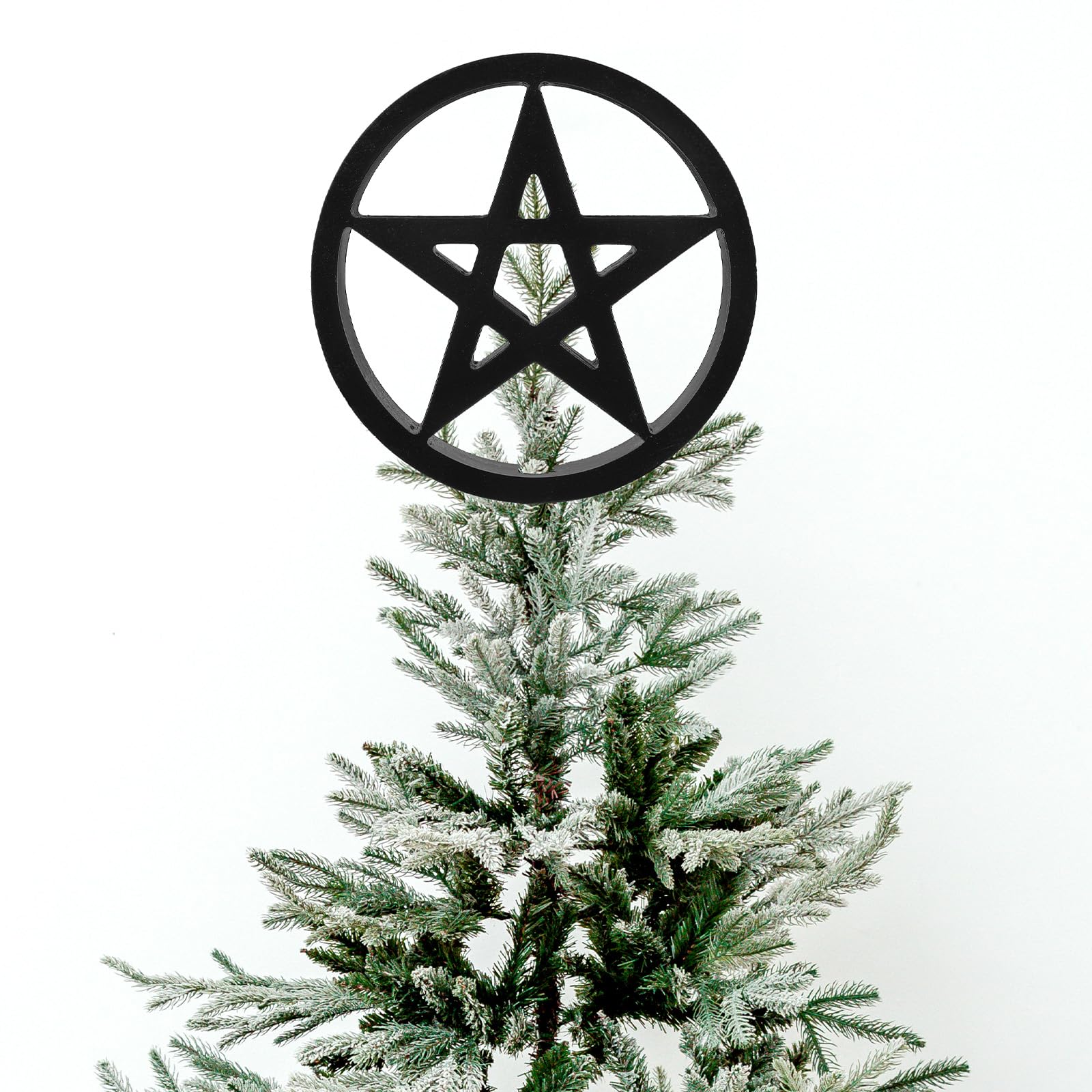 Sols Pagan Tree Toppers Hillban 7 Inch Pentagram Tree Topper Pentacle