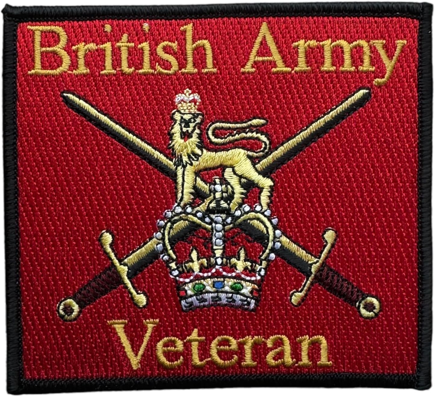 British Army Badge Patch. Embroidered Army Crest Iron on Patch : Amazon ...