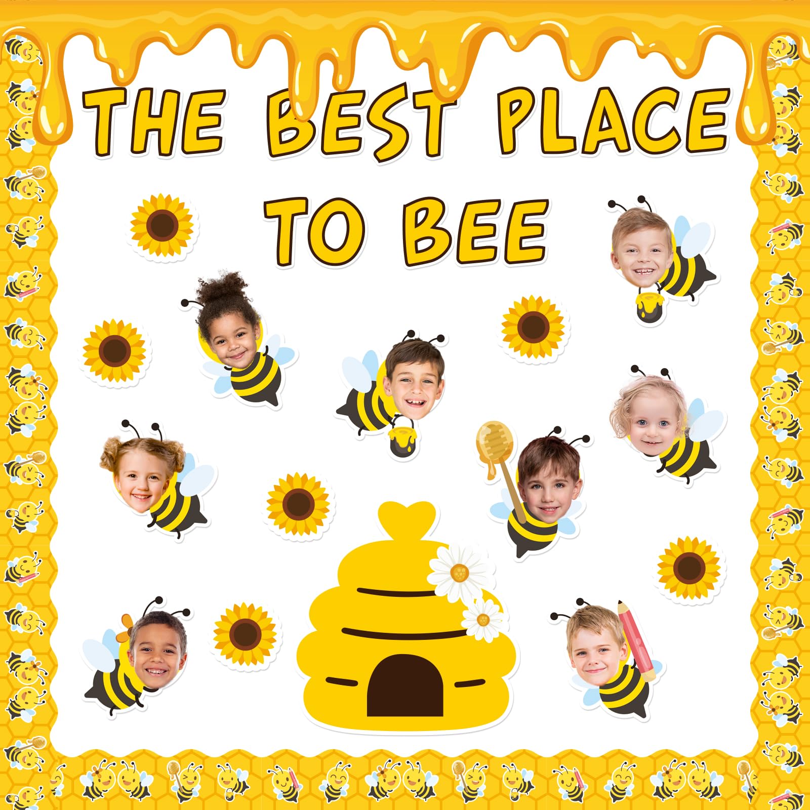 Bee Themed Classroom Decor Pasimy Bee Bulletin Boards Decorations Bee ...