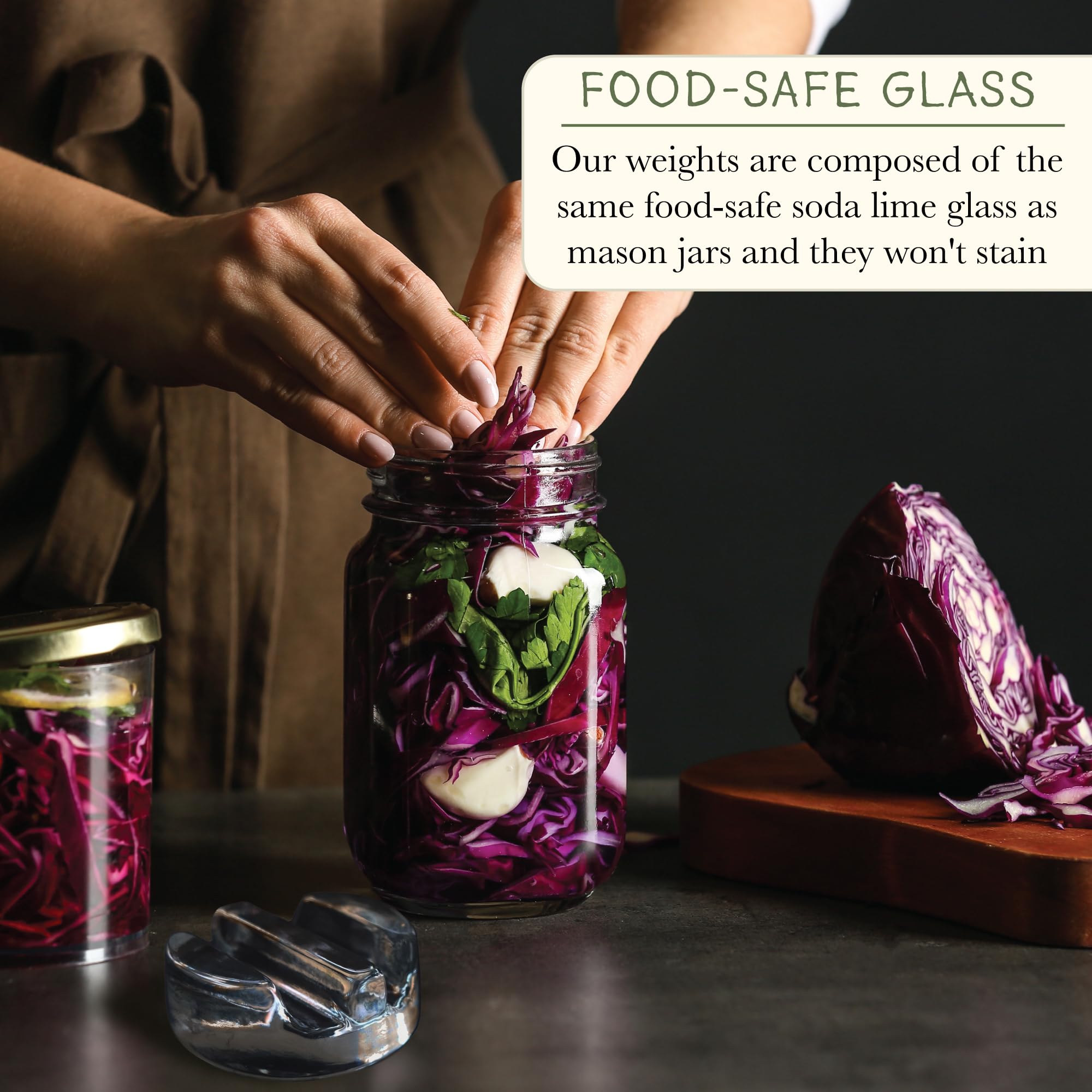 Snapklik.com : Fermentation Kit - Set Of 2 Glass Fermentation Weights ...