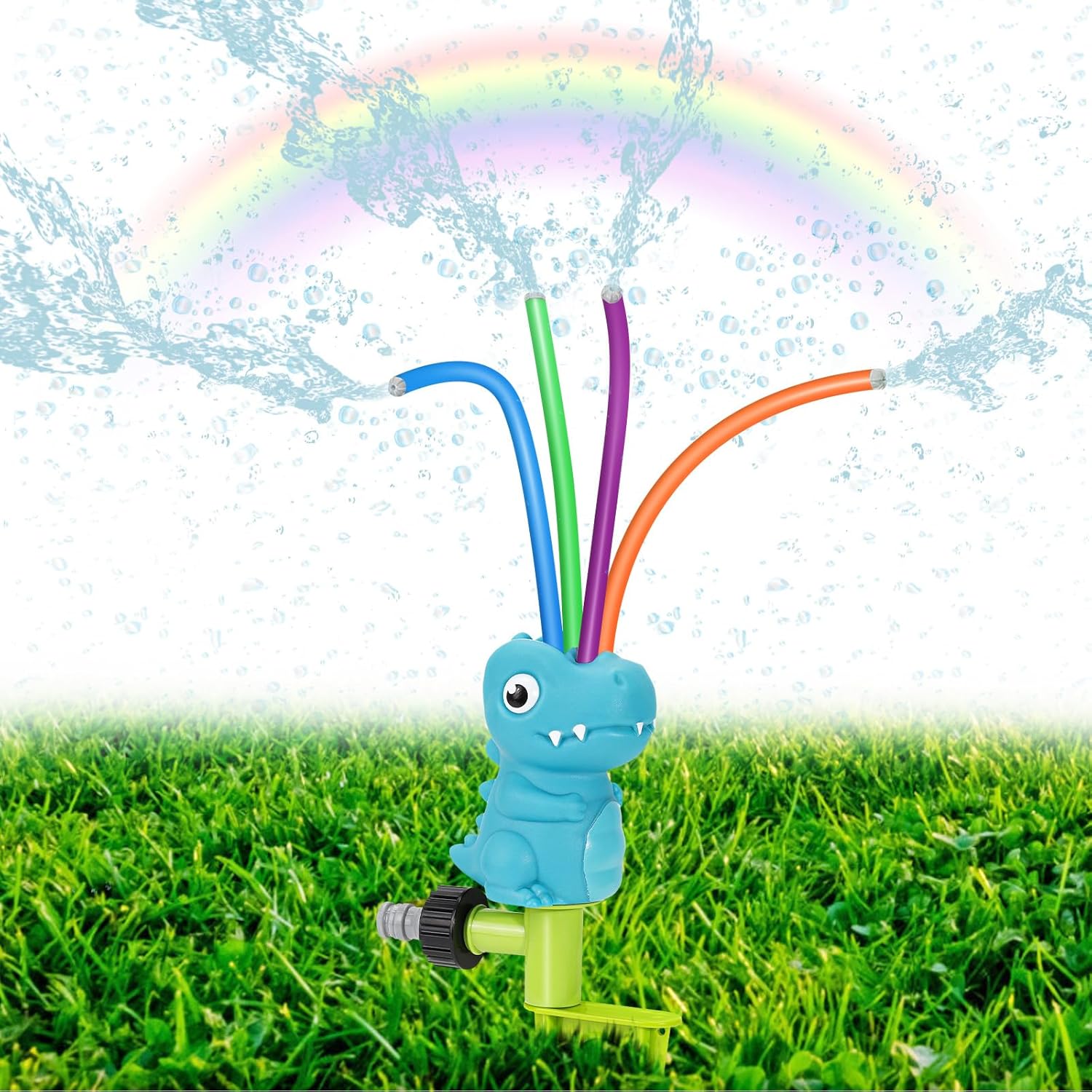 Amazon.com: HeySplash Water Sprinkler Toy, Spinning Dinosaur Kids ...