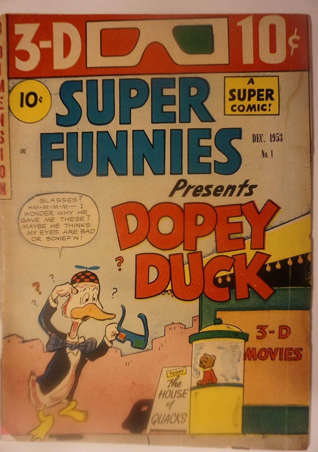 SUPER FUNNIES 3-D # 1 DOPEY DUCK: Various: Amazon.com: Books