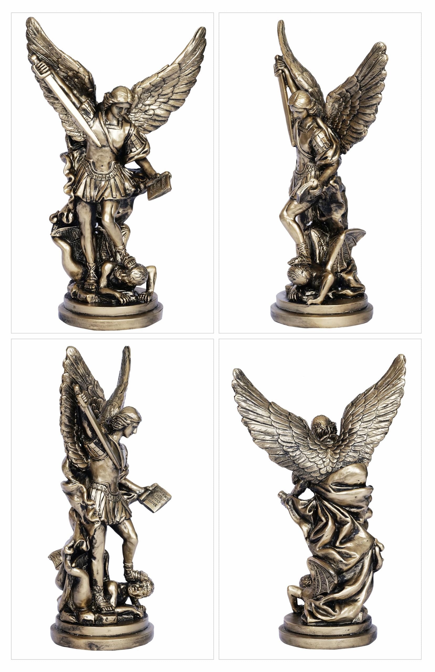Snapklik.com : 12.2in St Michael Archangel Statue San Miguel Arcangel ...