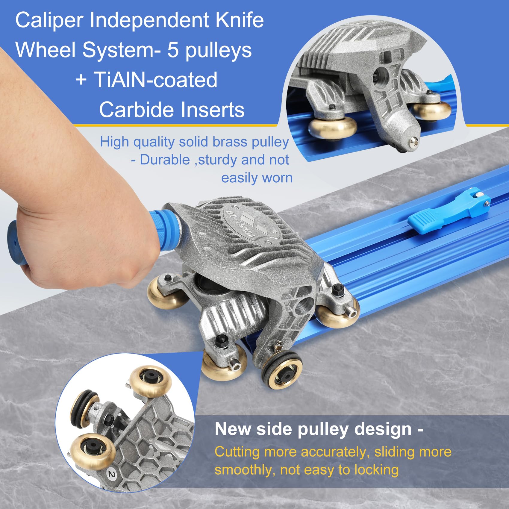 Snapklik.com : 87 Inch Manual Tile Cutter, Precise Tile Cutting Tool ...