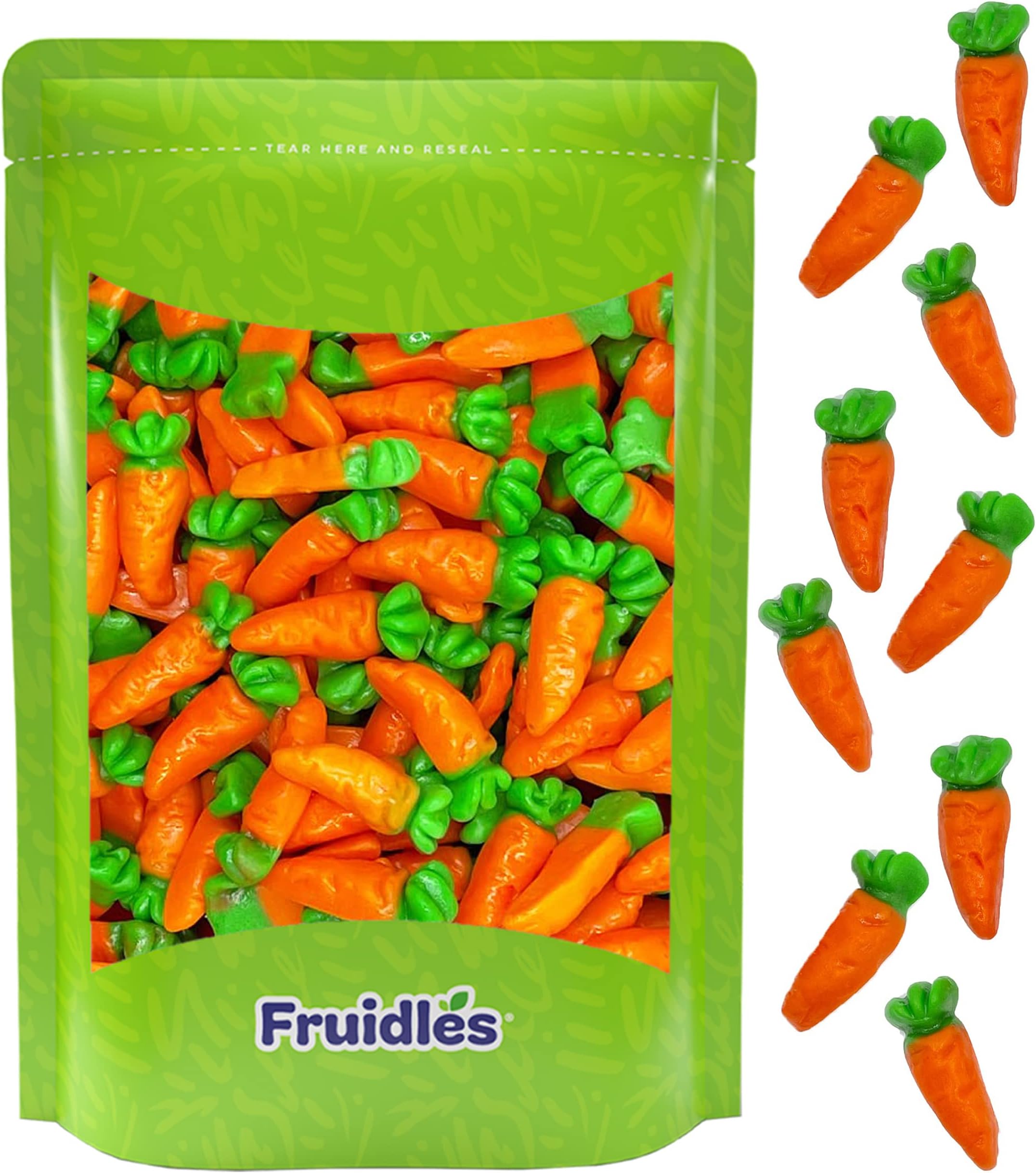Amazon.com : Fruidles Gummi Gummi Carrots Candy, Delicious Fruit ...