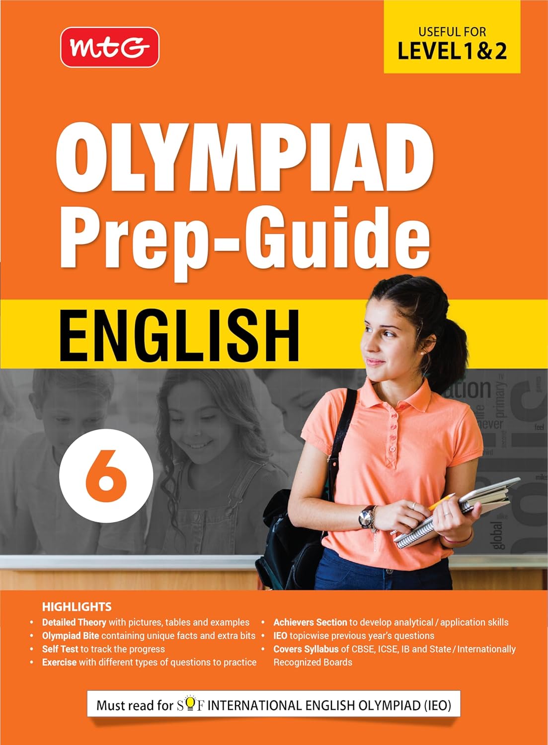 Buy MTG Olympiad Prep-Guide Class 6 English (IEO) - Detailed Theory ...