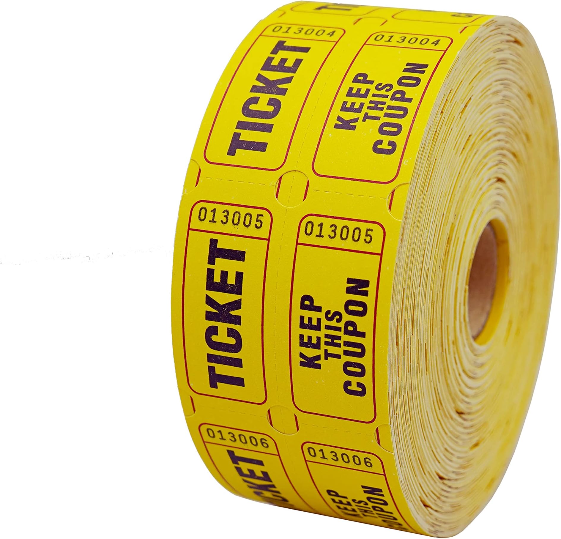 Amazon.com : The Ticket Gurus-Raffle Tickets - (4 Rolls of 2000 Double ...