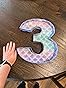 Amazon.com: Mifoci 13.7''h Numbers 3 Mermaid Cardboard Box with Tail ...