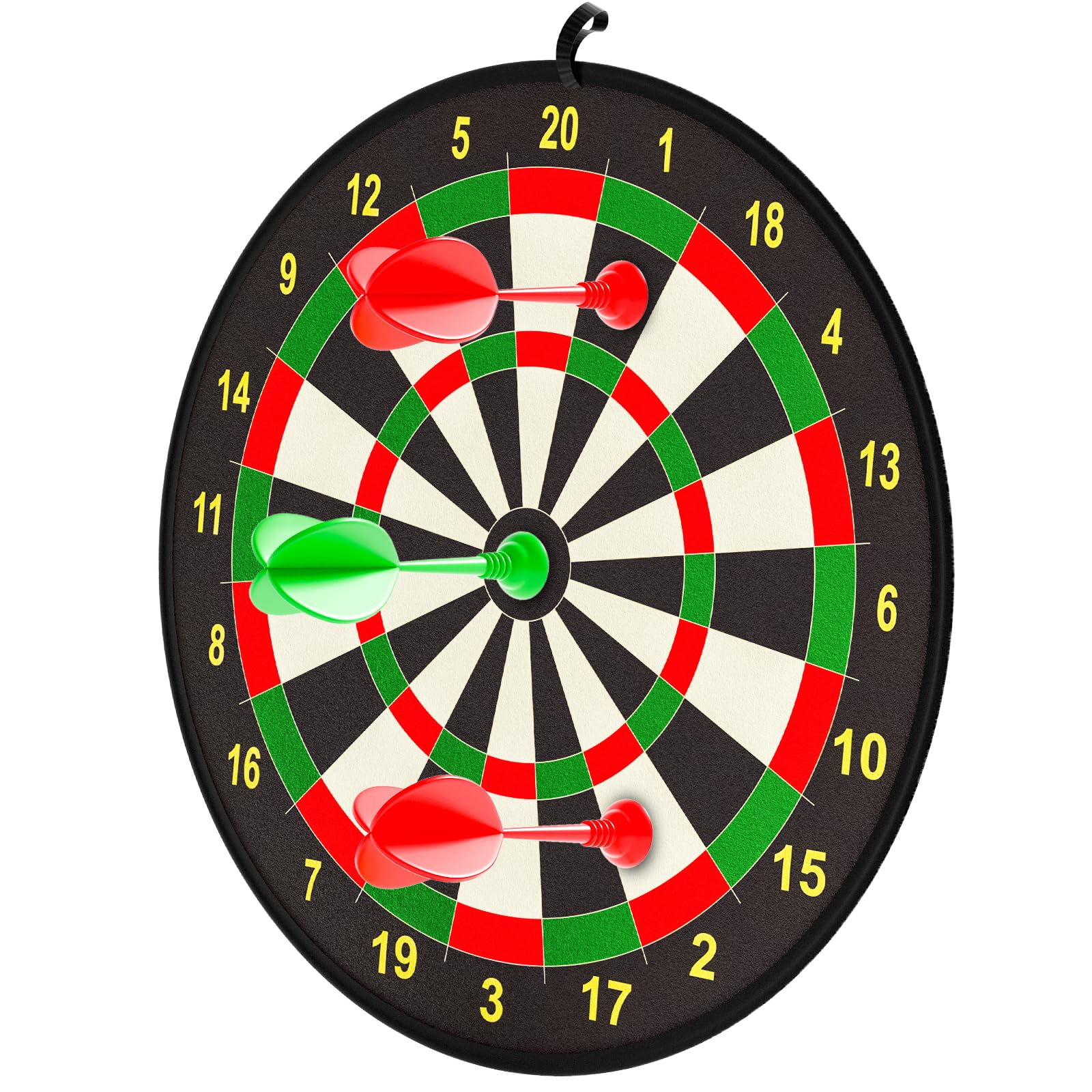 Amazon.com : TEMI 29" Large Dart Board for Kids, Boys Toys Dartboards ...