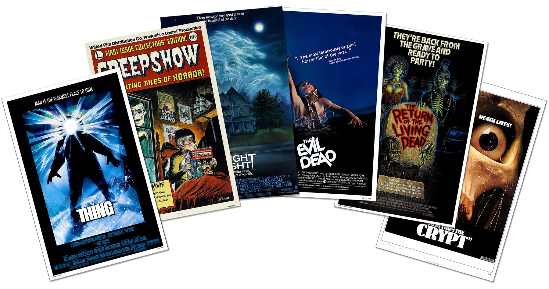 Amazon.com: PosterOffice Horror Movie Posters (The Thing, Evil Dead ...
