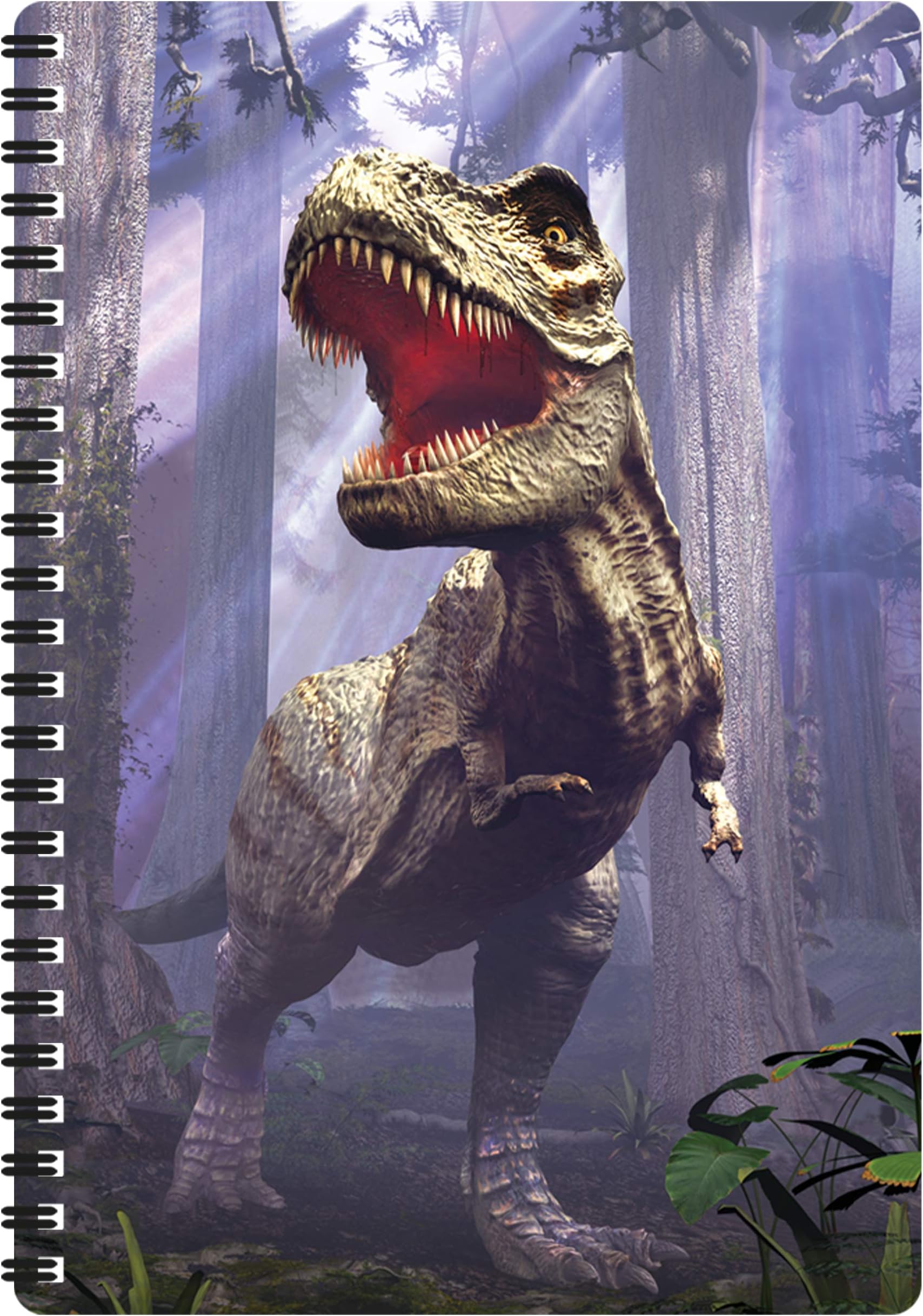 Amazon.com : 3D LiveLife Notebook - T-Rex Scene from Deluxebase. 80 ...