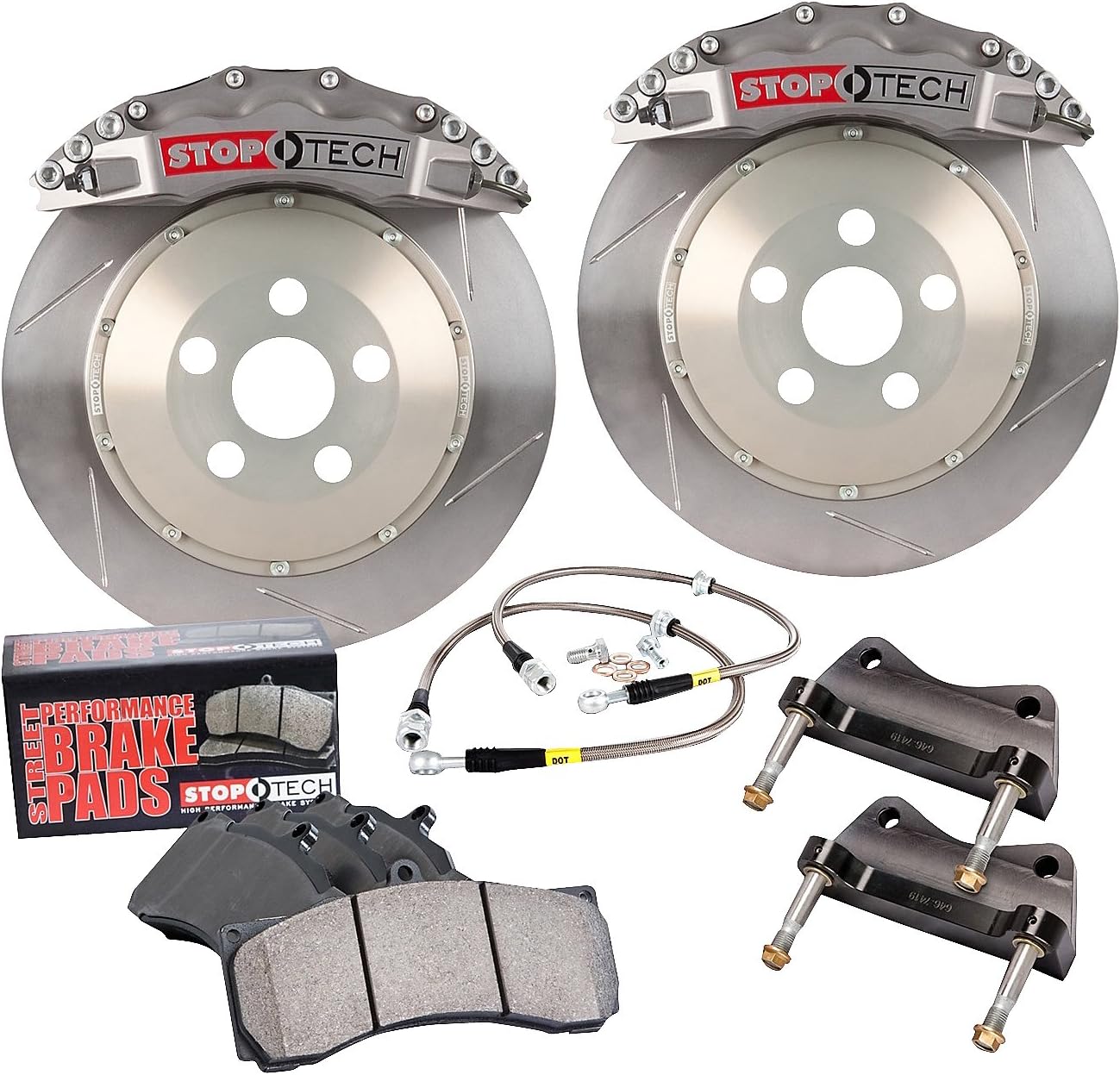 Amazon.com: StopTech 87.186.4400.21 Big Brake Kit, Front : Automotive