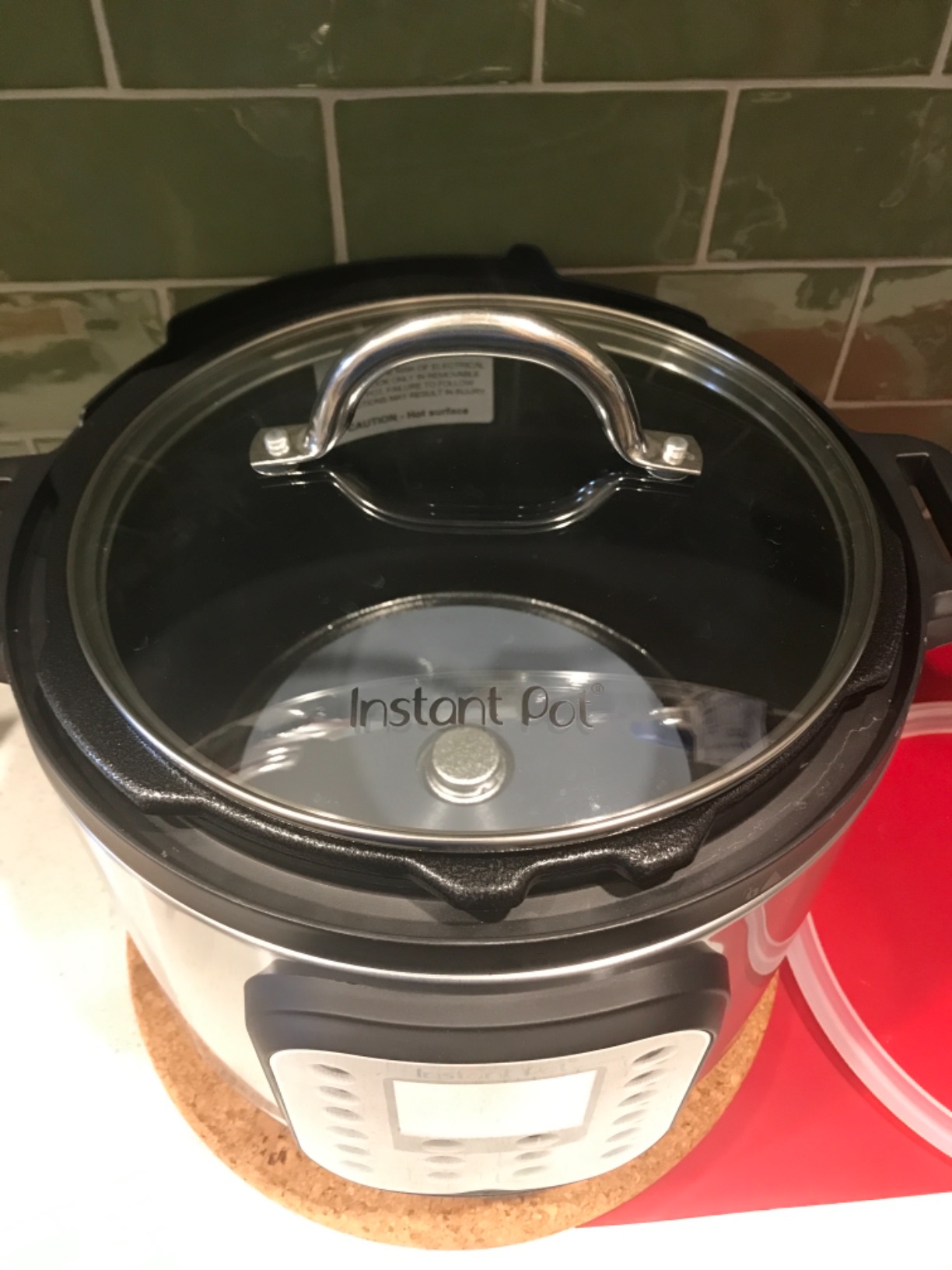 Instant Pot Genuine Tempered Glass Lid, Clear, 5.7L : Amazon.com.au ...