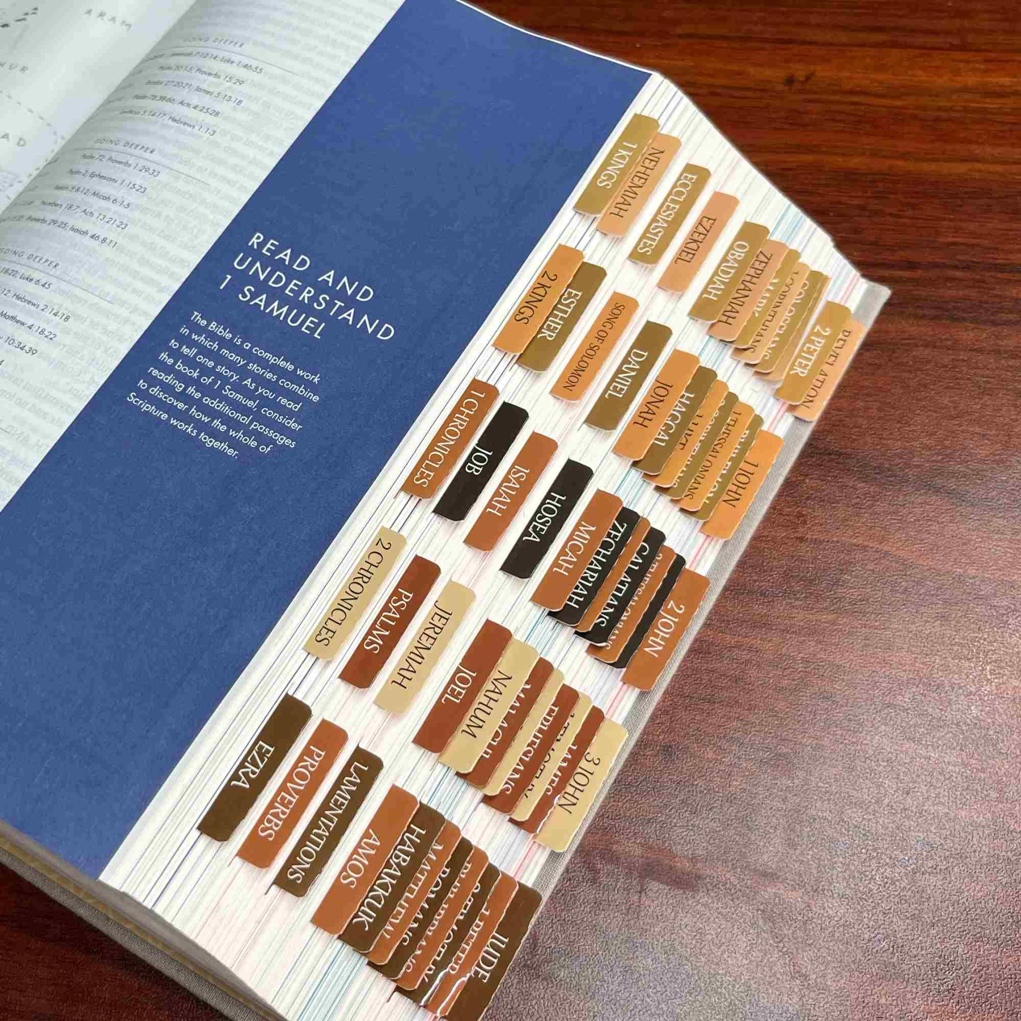 Snapklik.com : Thinkor Reposition Laminated Bible Tabs, Large Print ...