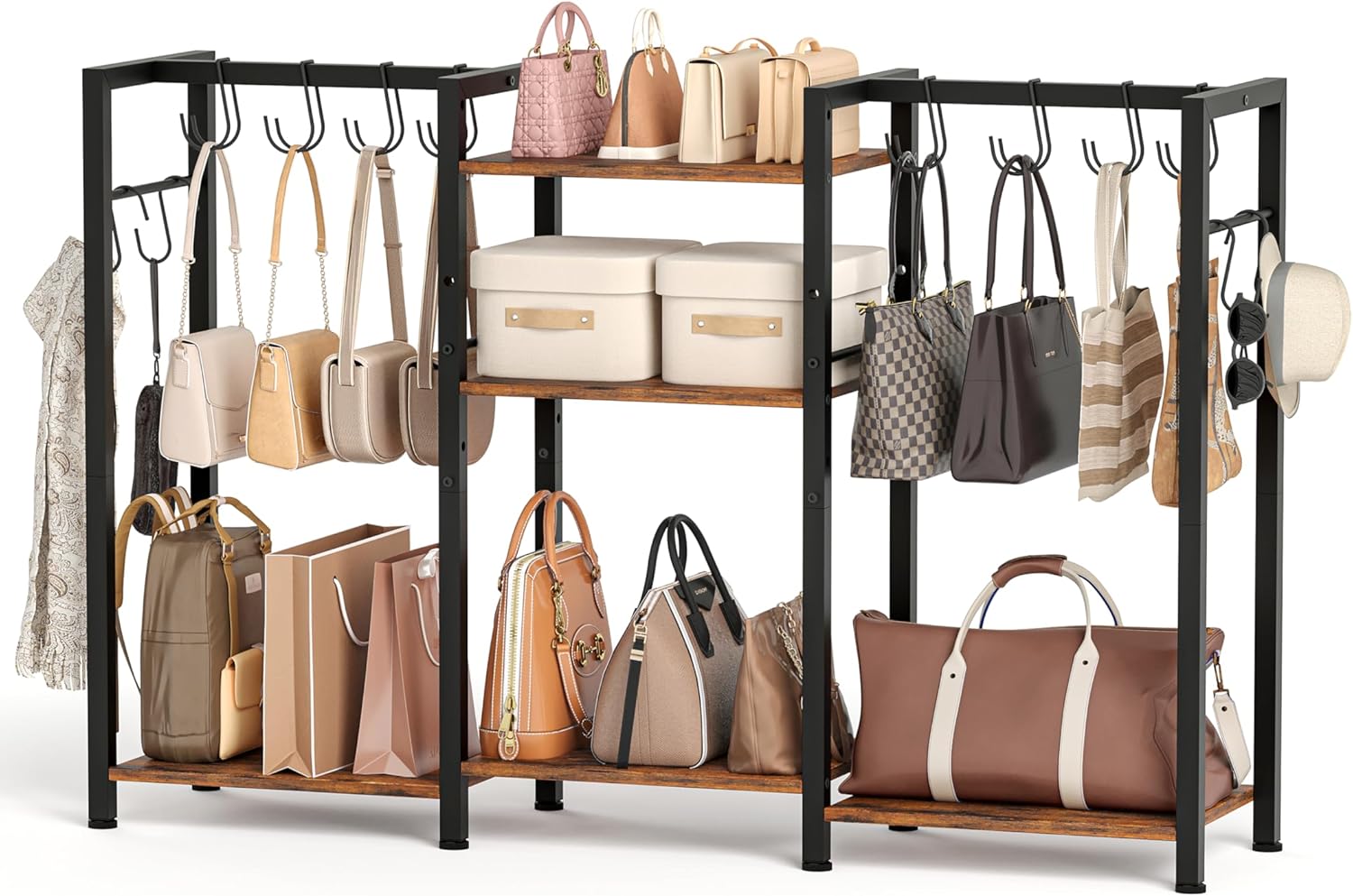 Amazon.com: Akxomel 43.5" W Purse Organizer for Closet, Extra Large ...