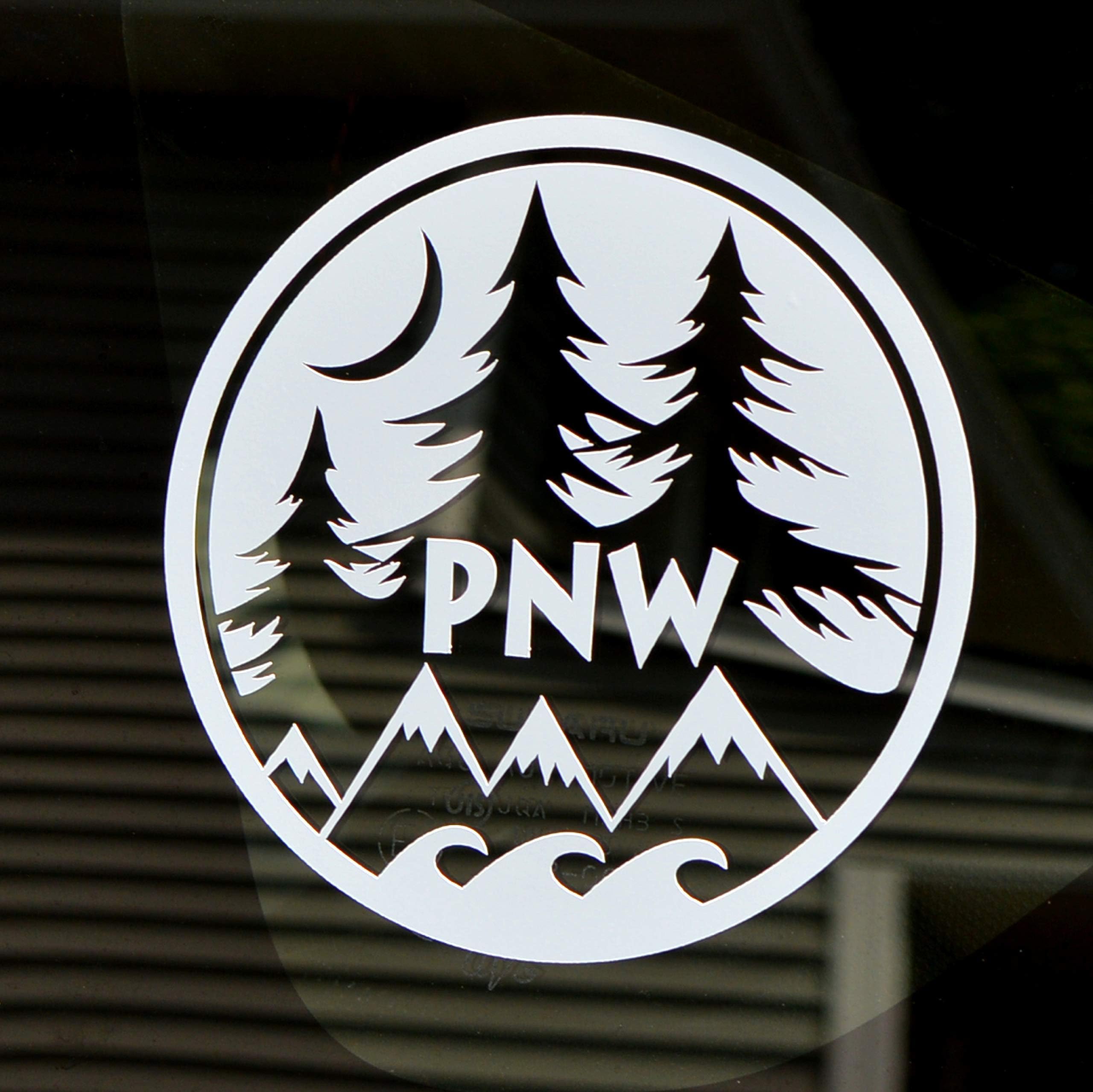 Amazon.com: Chase Grace Studio Pacific Northwest PNW Hiking Vinyl Decal ...